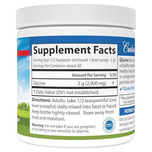 Glycine powder for better sleep