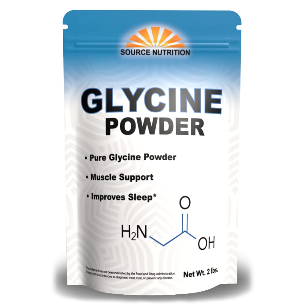 Glycine powder for energy boost