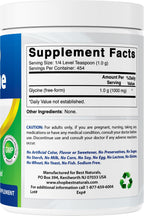 Glycine powder for enhanced mood