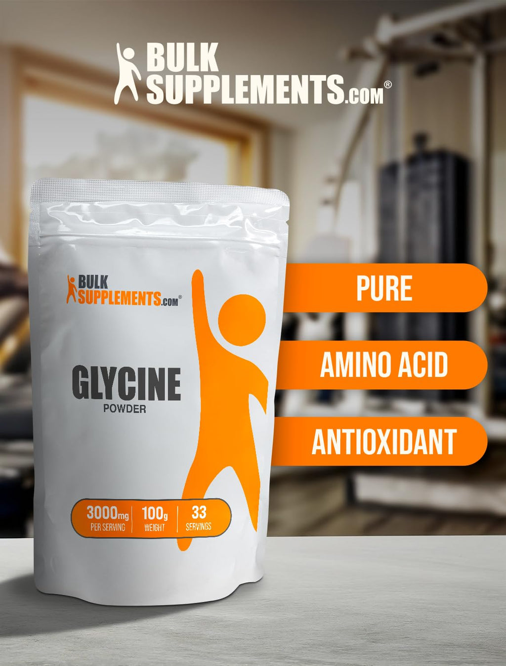 Glycine powder for improved joint health