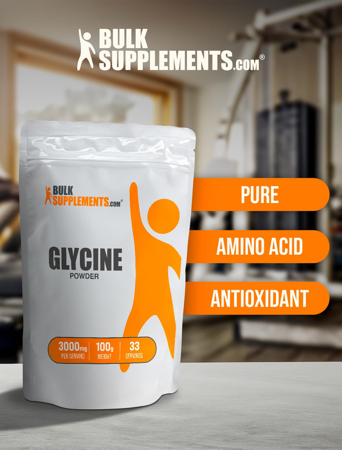 Glycine powder for improved joint health