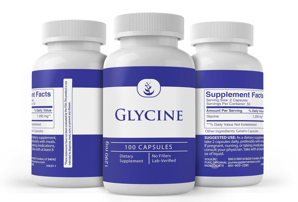 Glycine powder for muscle recovery