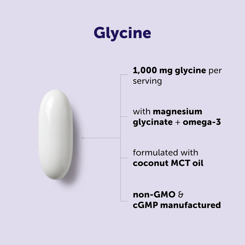 Glycine softgels for post-workout support