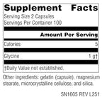 Glycine supplement for better sleep
