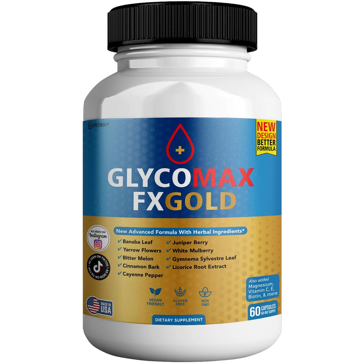 Glyco Max Fx magnesium supplement capsules