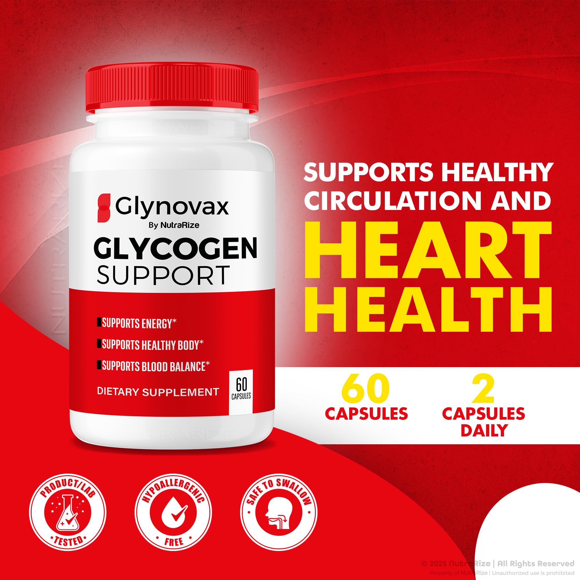 Glynovax capsules for enhanced performance