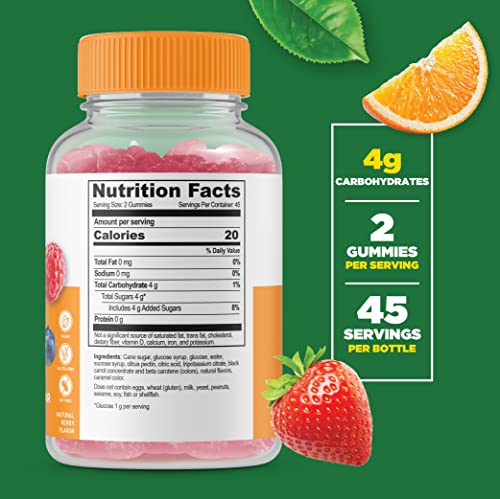 GMO-free blended vitamin gummies