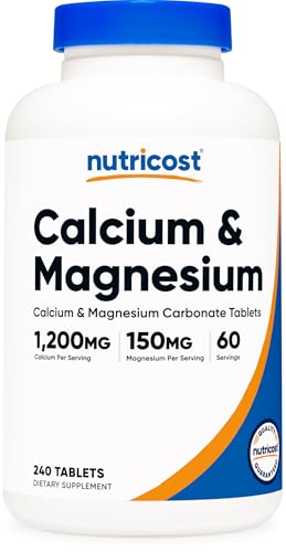 GMO-free calcium and magnesium tablets