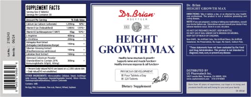 GMO-free calcium tablets for growth