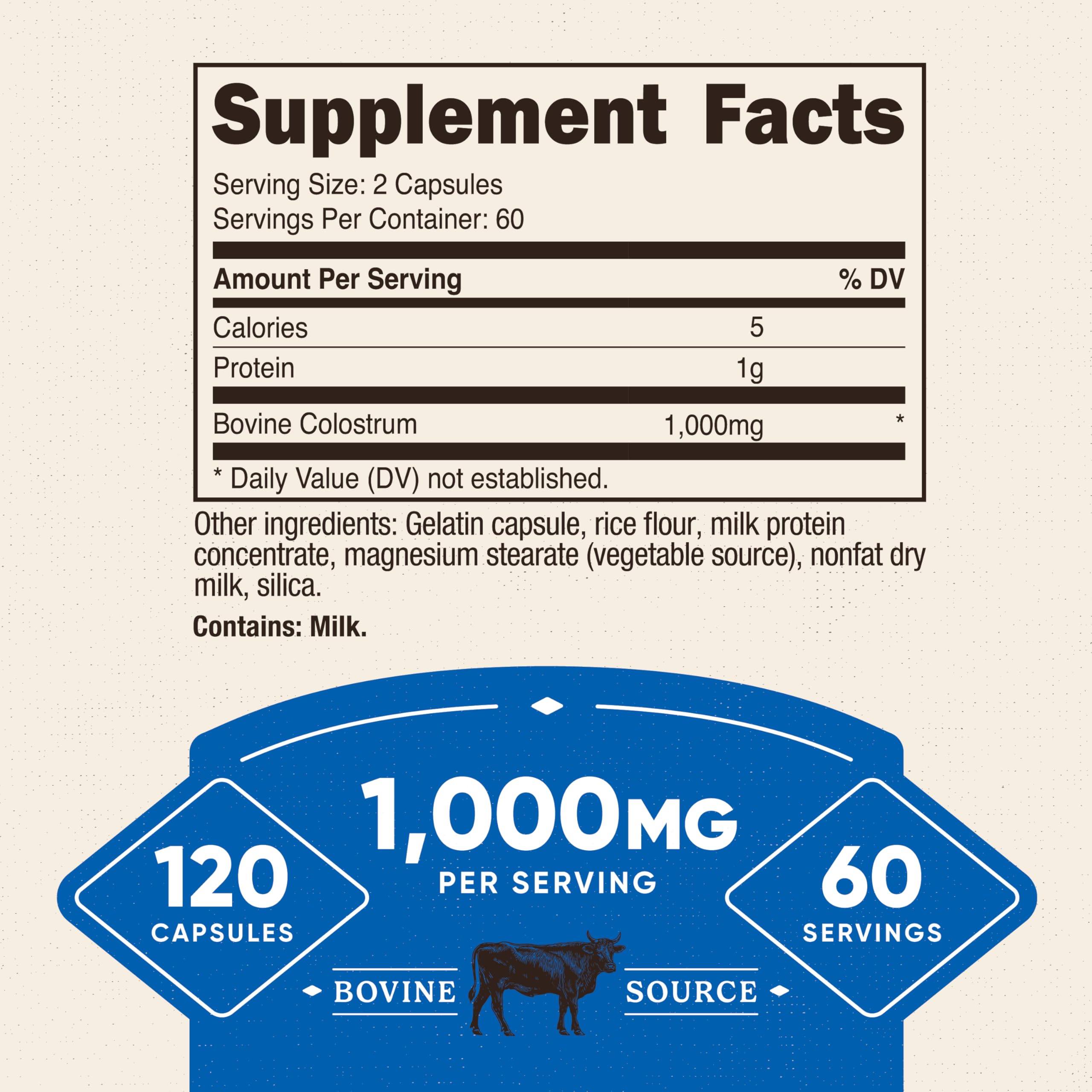 GMO free colostrum for natural wellness