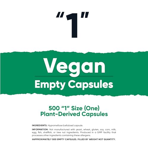 GMO-free empty capsules for blending