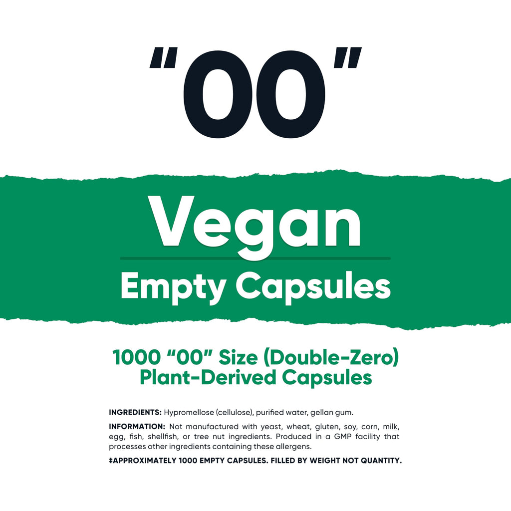 GMO-free empty capsules for supplements