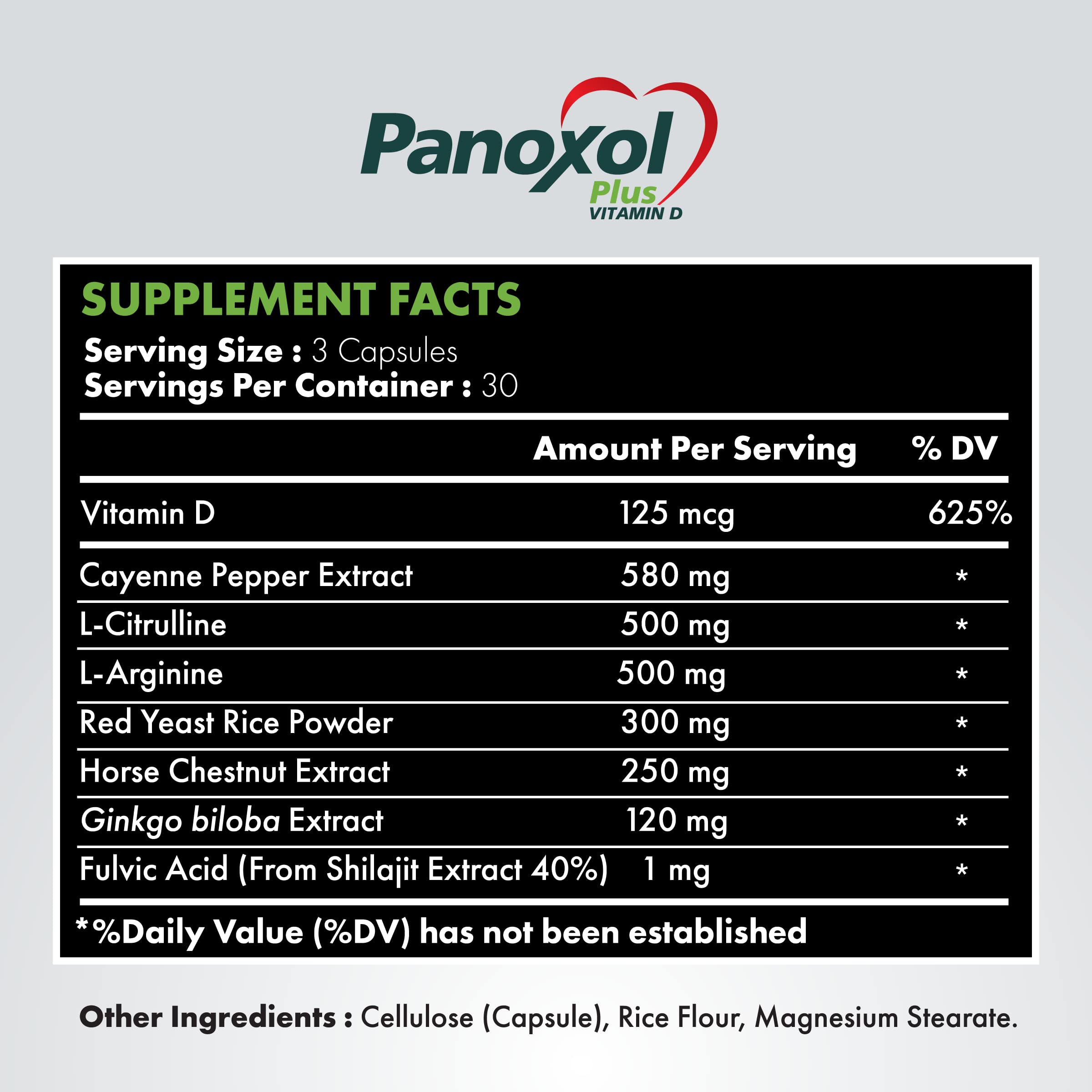 GMO-free ginkgo biloba supplement