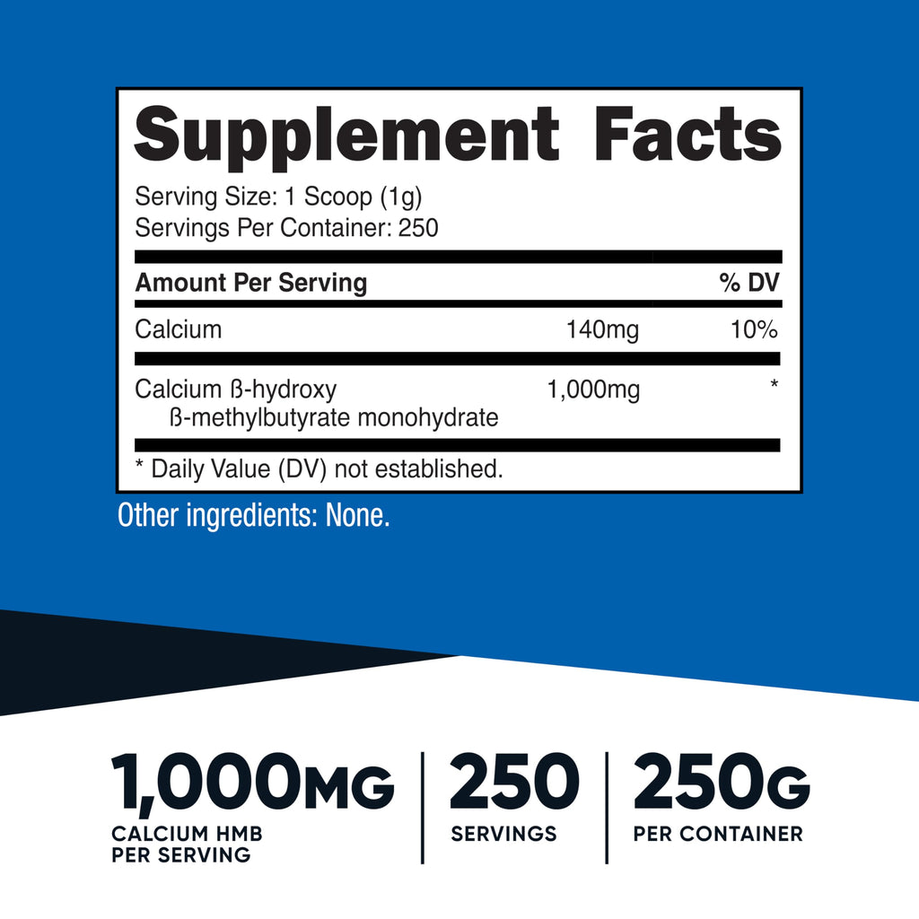 GMO-free HMB powder for athletes