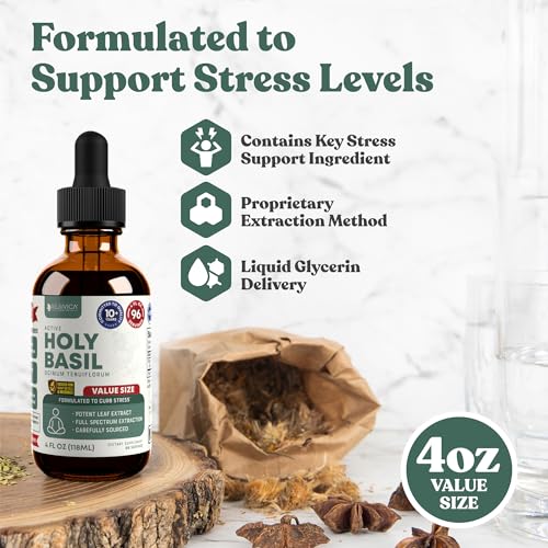 GMO-free holy basil supplement