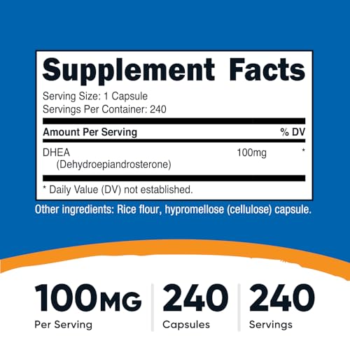 GMO-free Nutricost DHEA for wellness