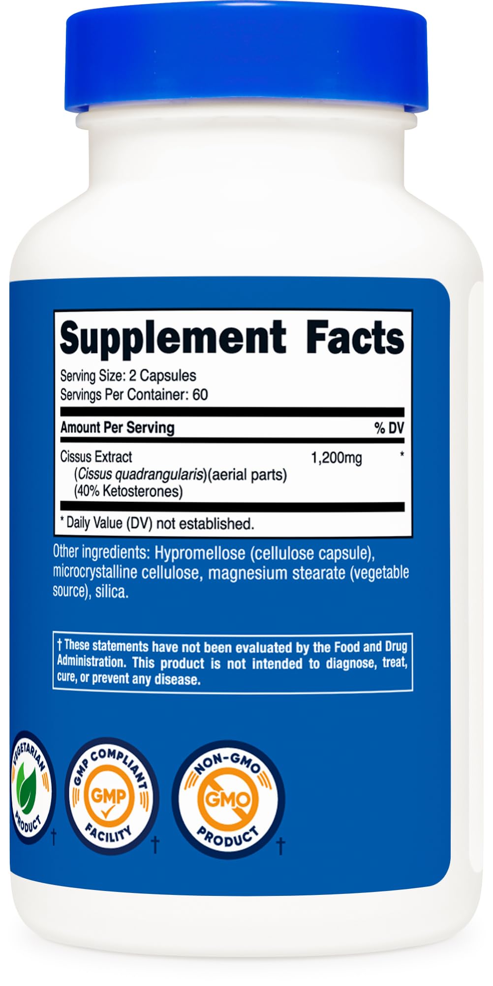 GMO-free vitamin and mineral capsules