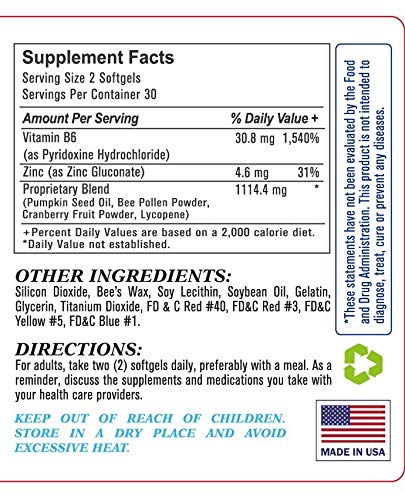 GMP certified prostate health formula