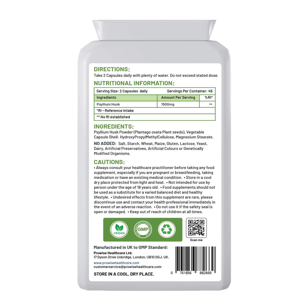 GMP certified psyllium husk capsules