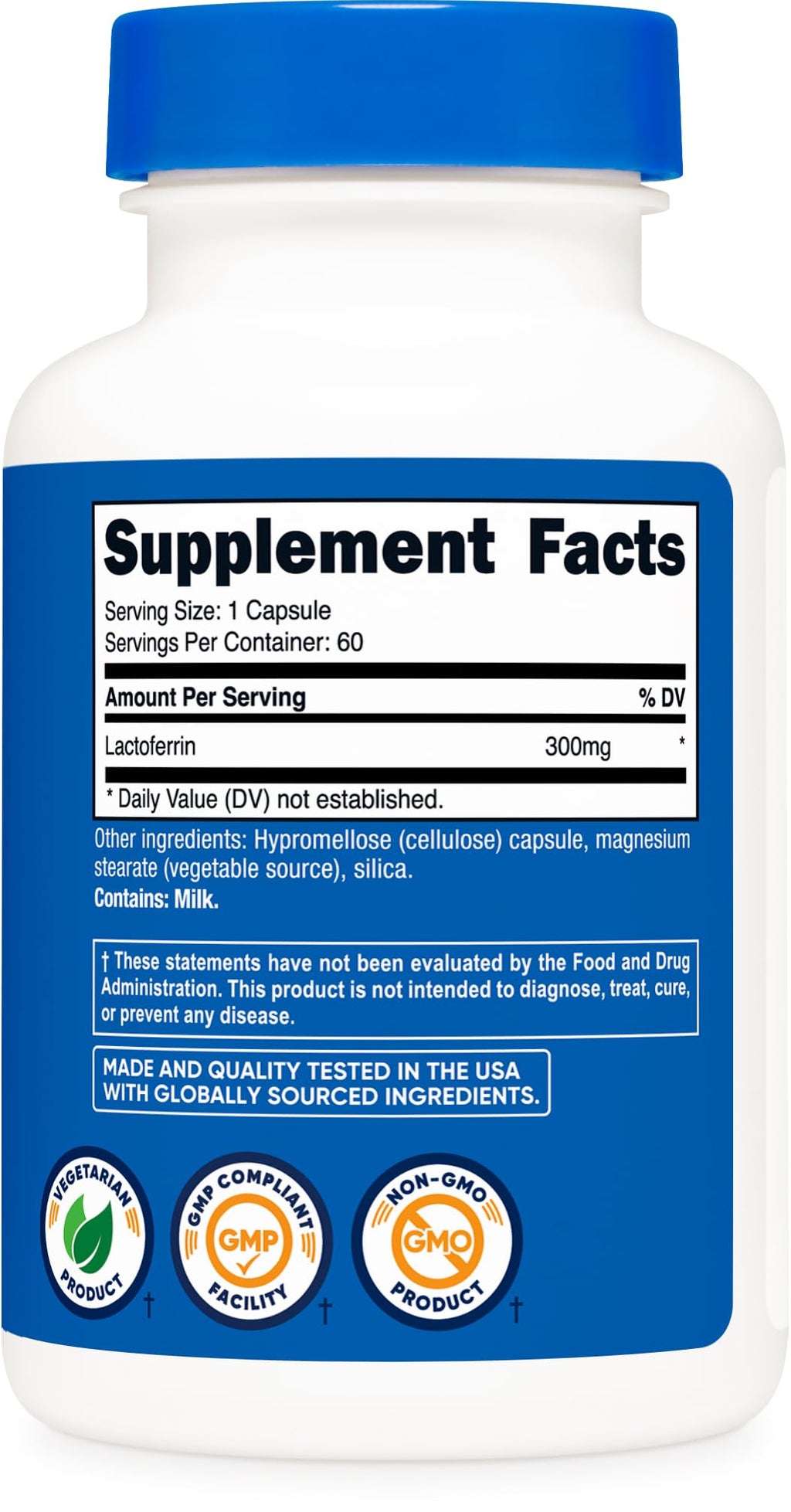 GMP compliant lactoferrin for peace of mind