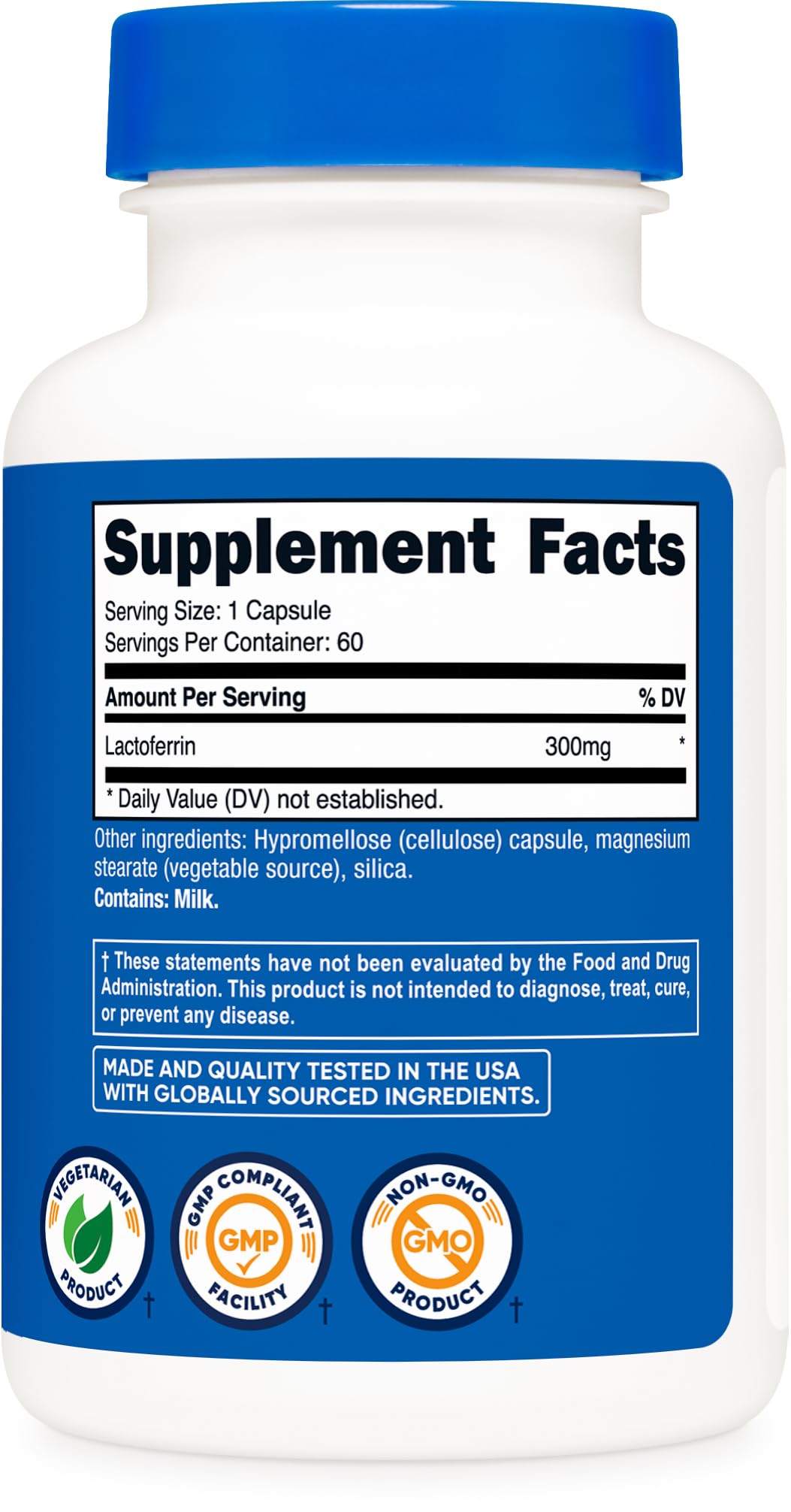GMP compliant lactoferrin for peace of mind