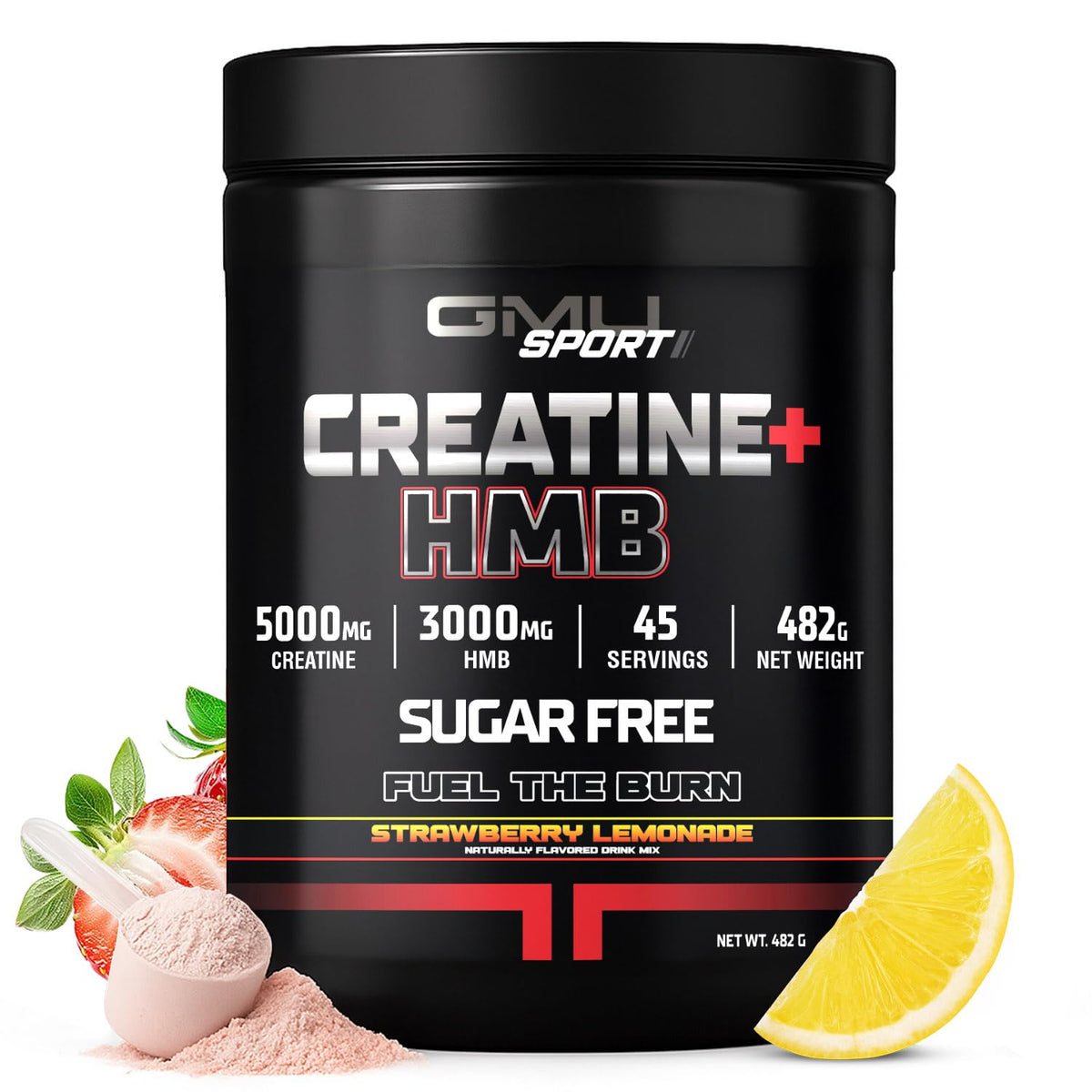 GMU SPORT creatine HMB powder benefits