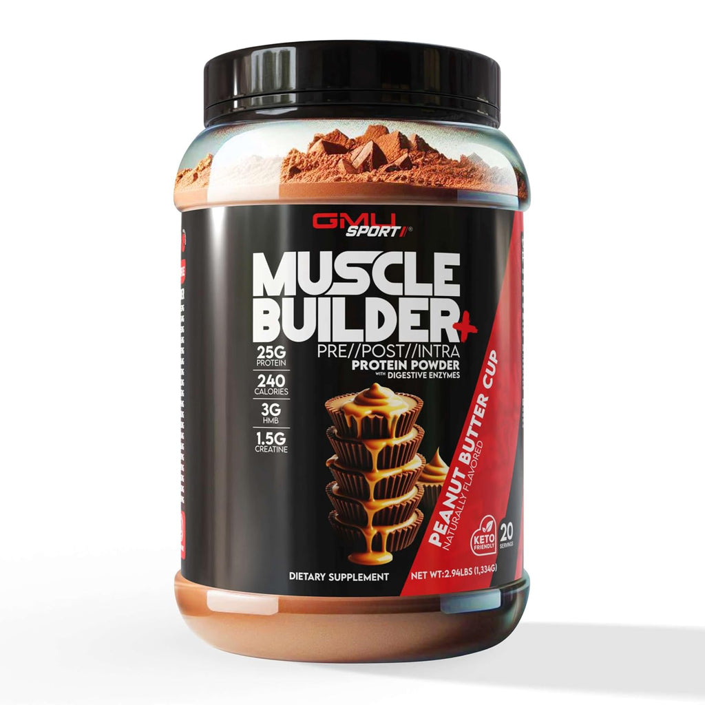GMU SPORT Muscle Builder protein powder