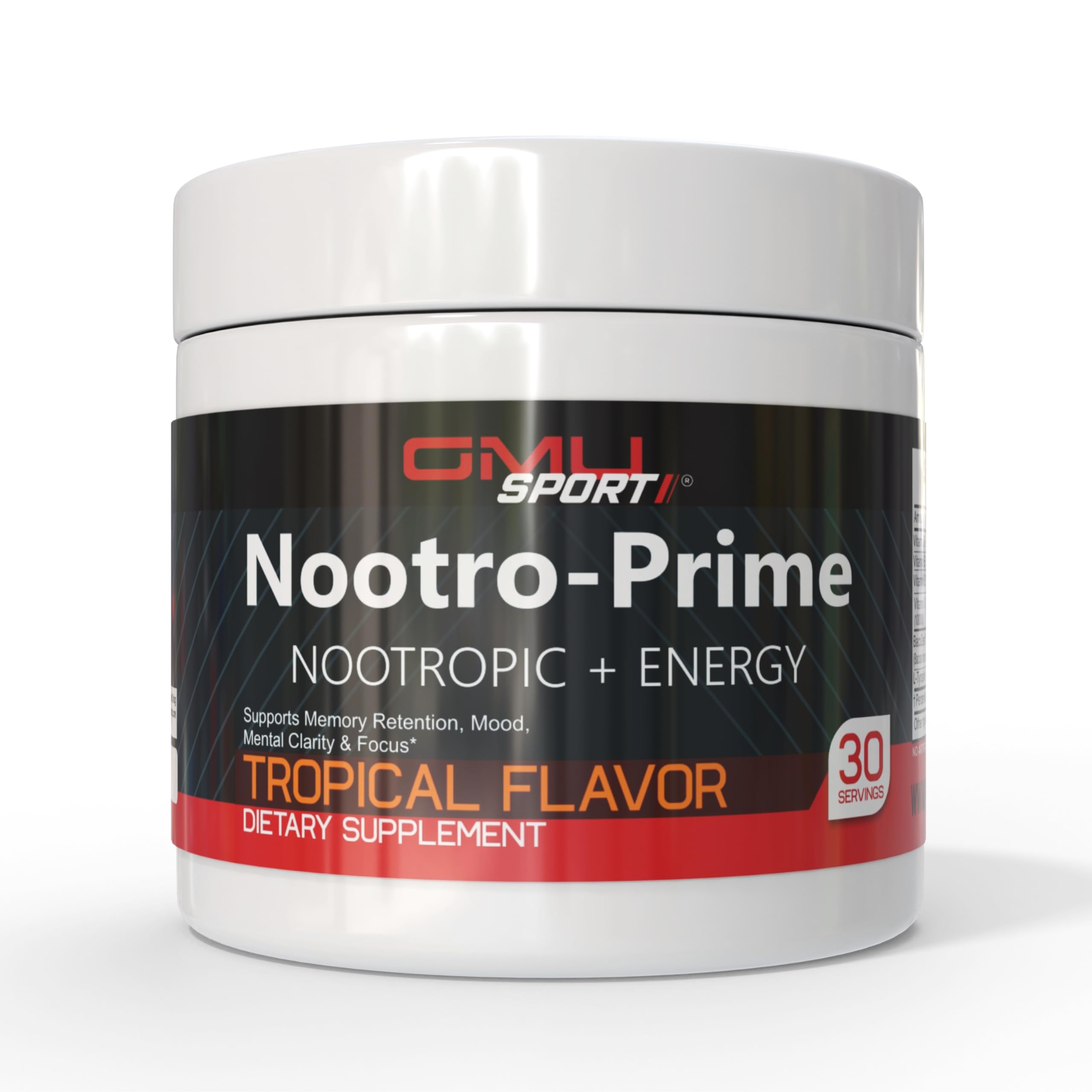 GMU SPORT Nootro brain boost powder
