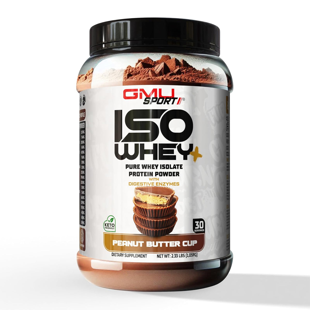 GMU SPORT Peanut Butter Cup Whey Isolate Protein