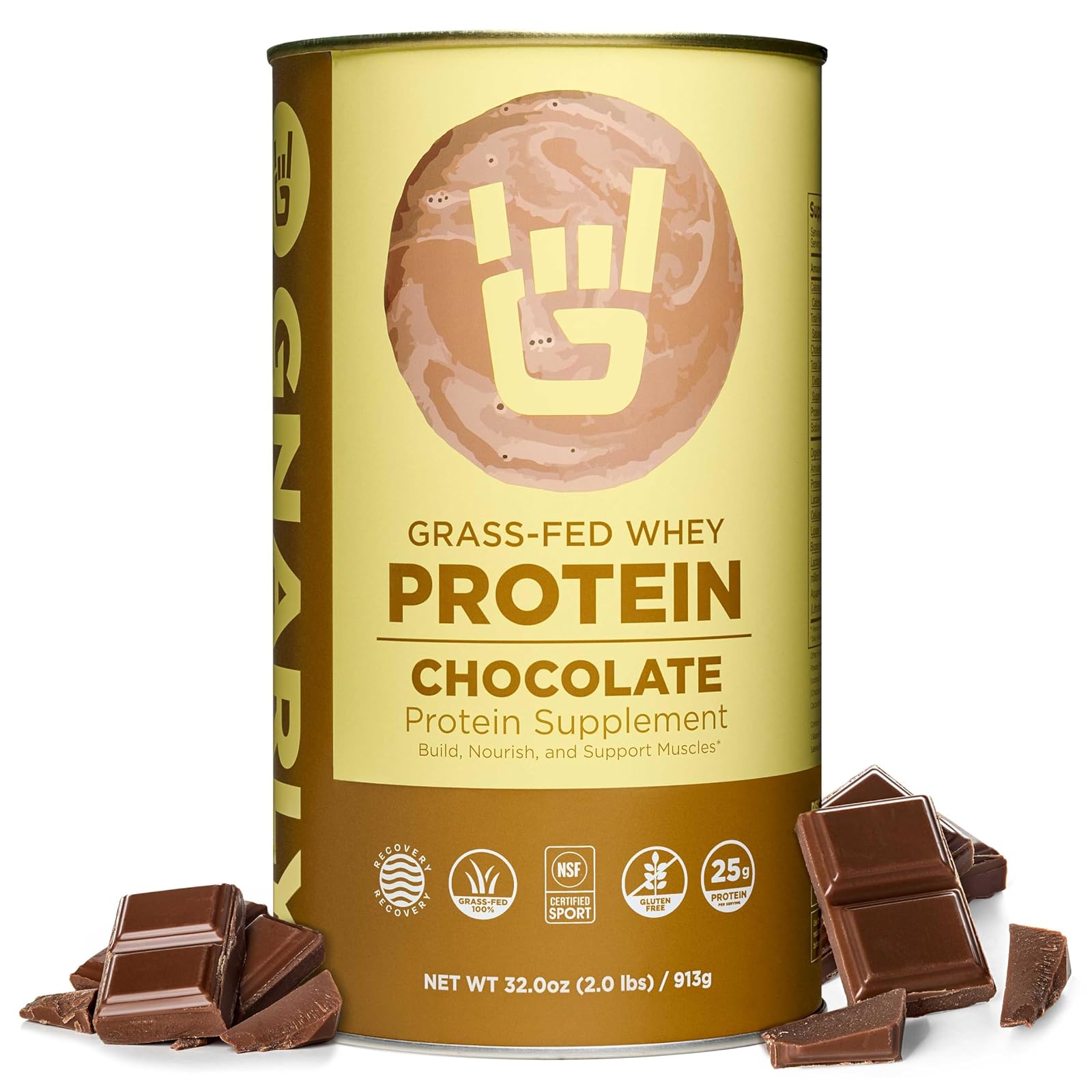 Gnarly Nutrition chocolate whey protein