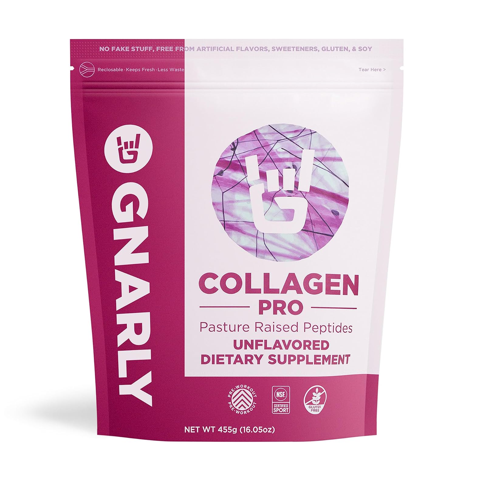 Gnarly Nutrition collagen powder with vitamin C