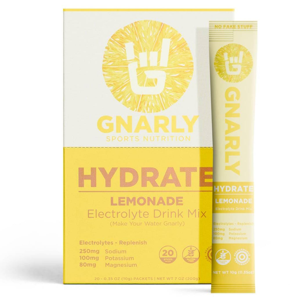 Gnarly Nutrition electrolyte powder lemonade
