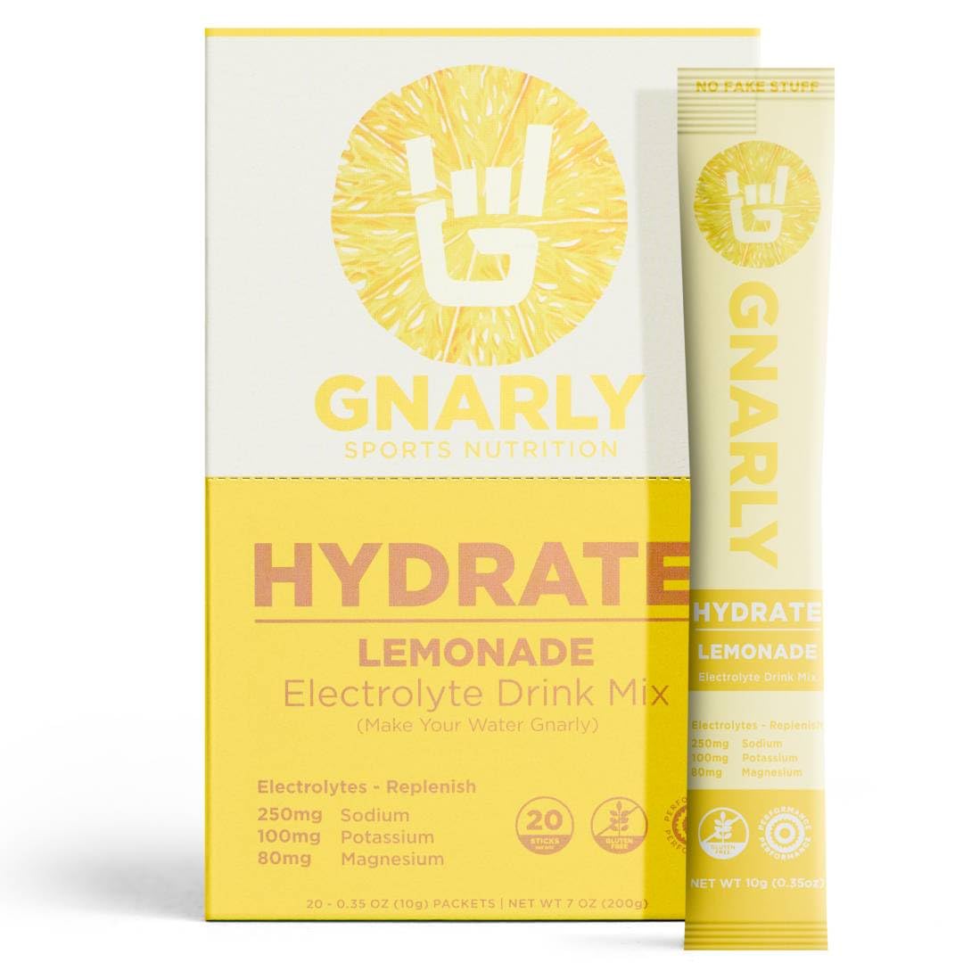 Gnarly Nutrition electrolyte powder lemonade