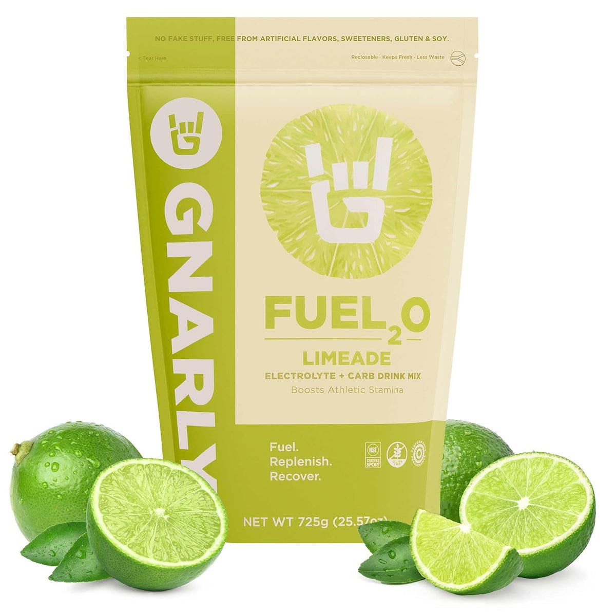 Gnarly Nutrition electrolyte powder limeade