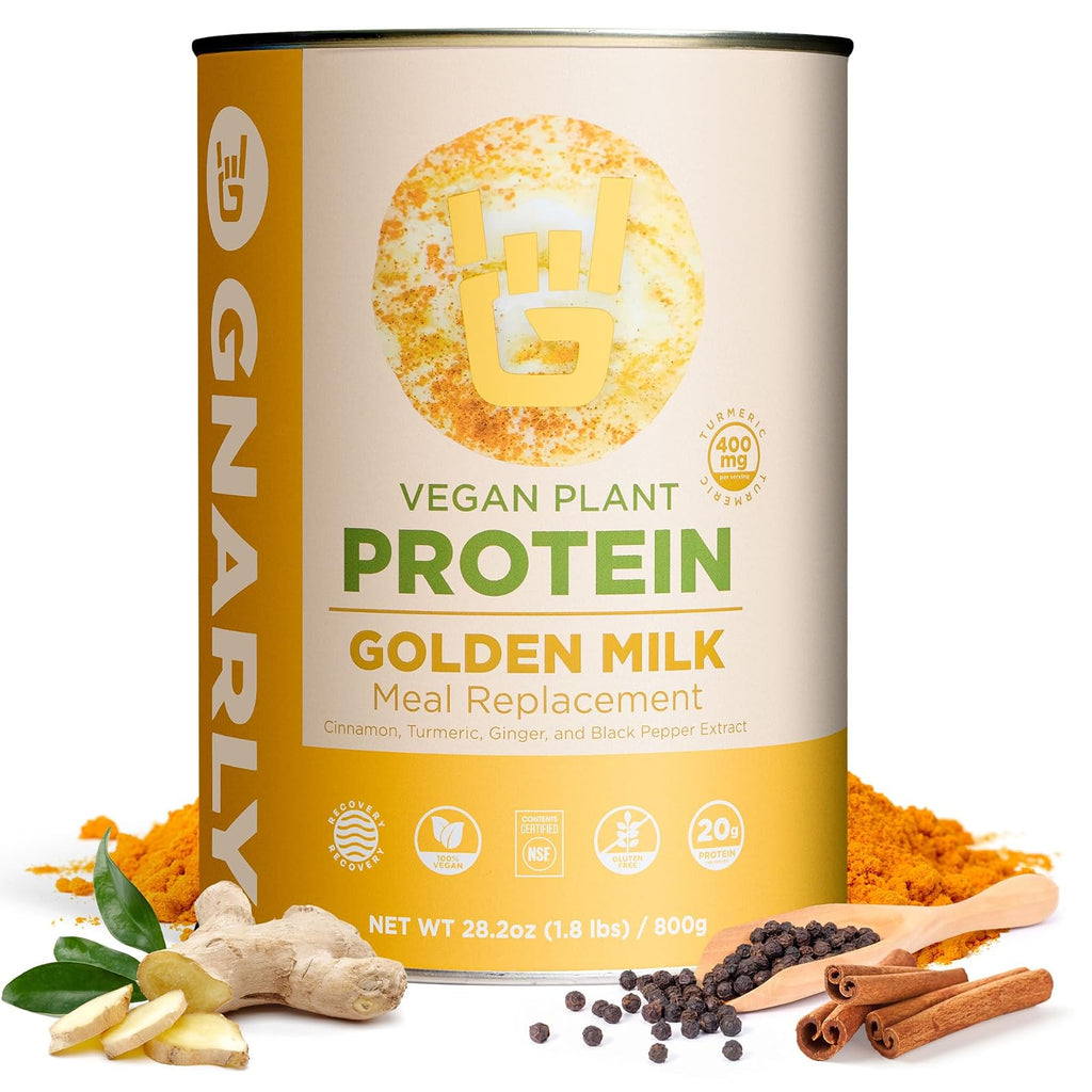 Gnarly Nutrition golden milk protein powder