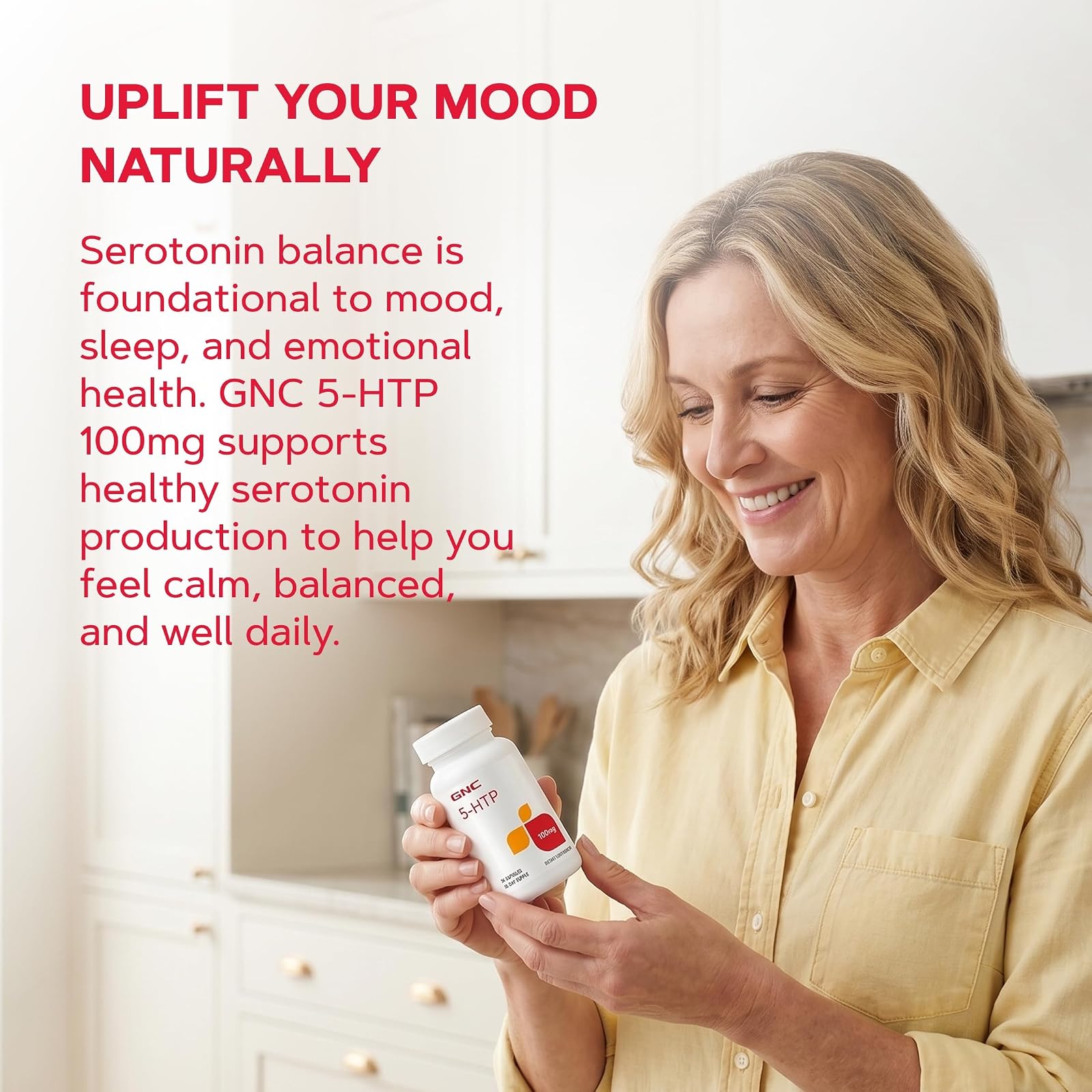 GNC 5-HTP for emotional balance