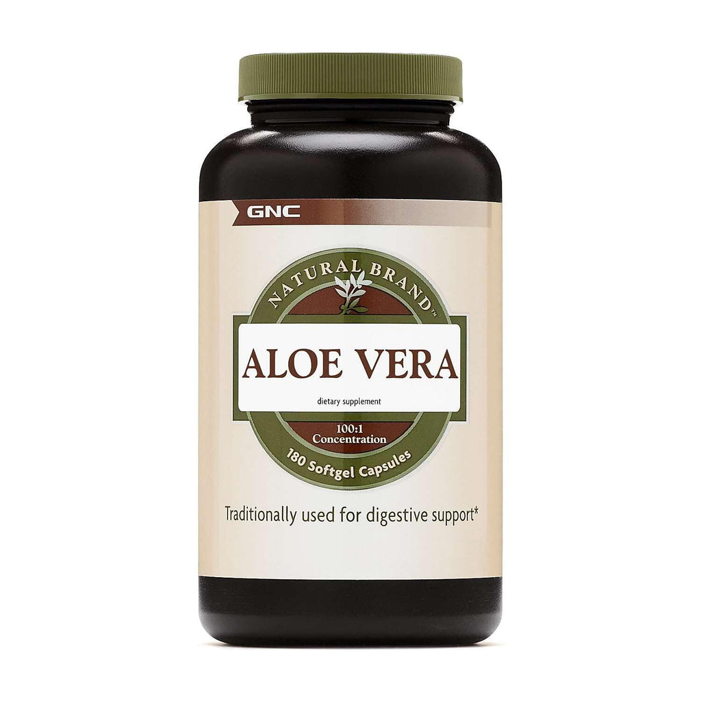 GNC aloe vera supplement for gut health