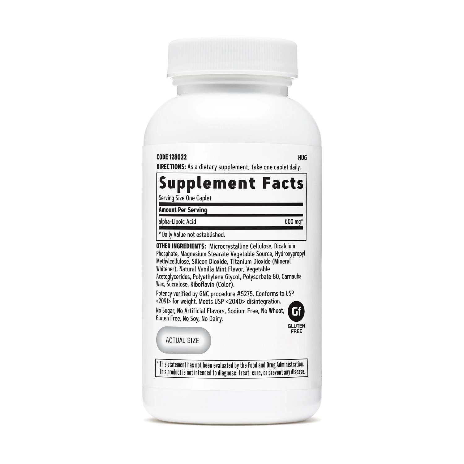 GNC alpha lipoic acid capsules
