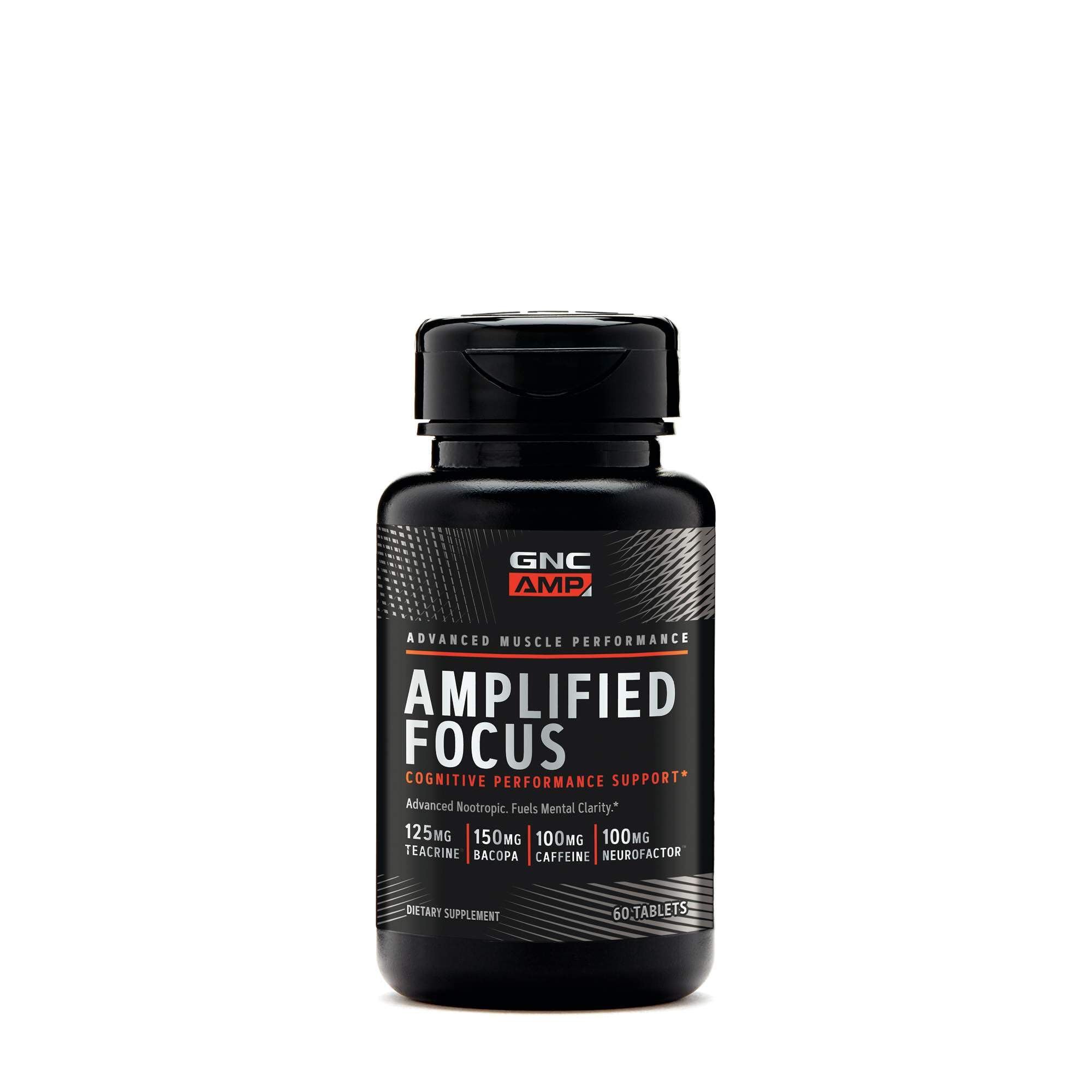 GNC AMP Amplified Focus tablets