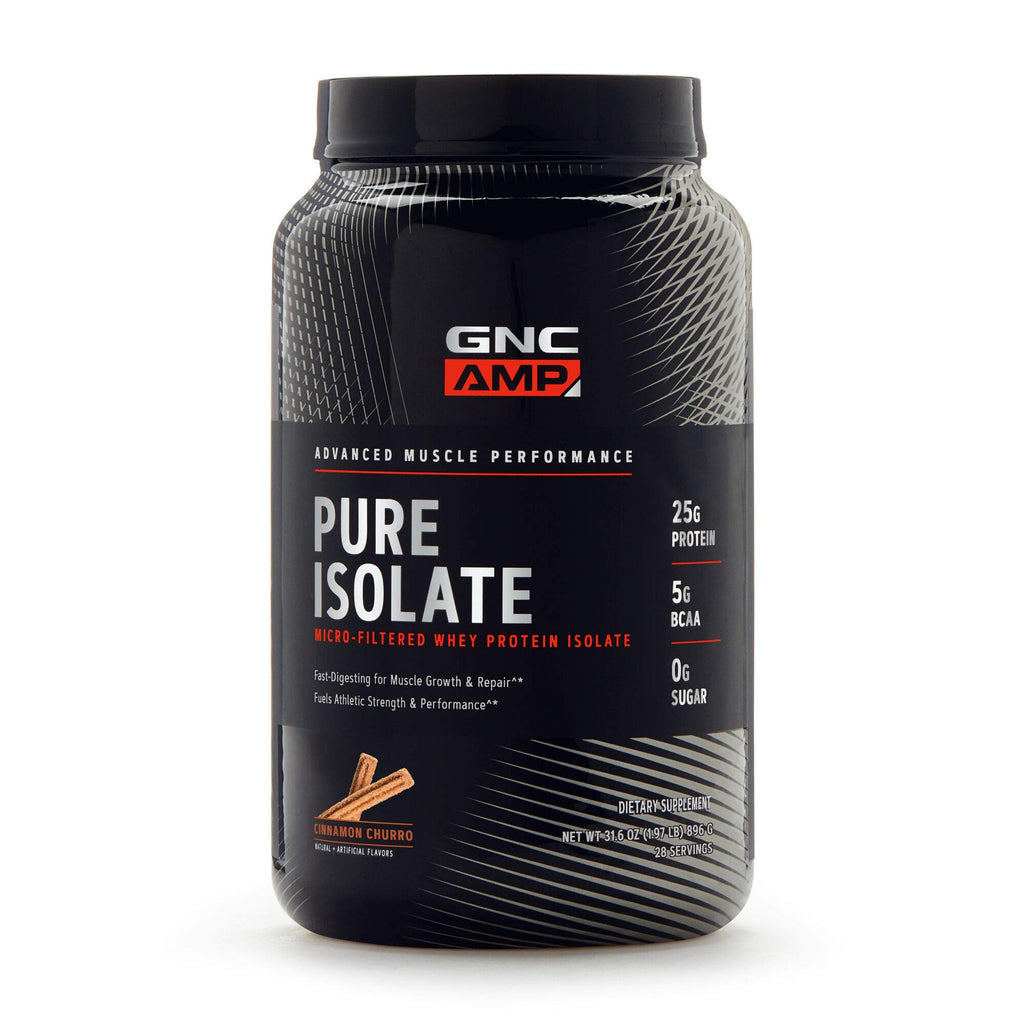 GNC AMP cinnamon protein powder
