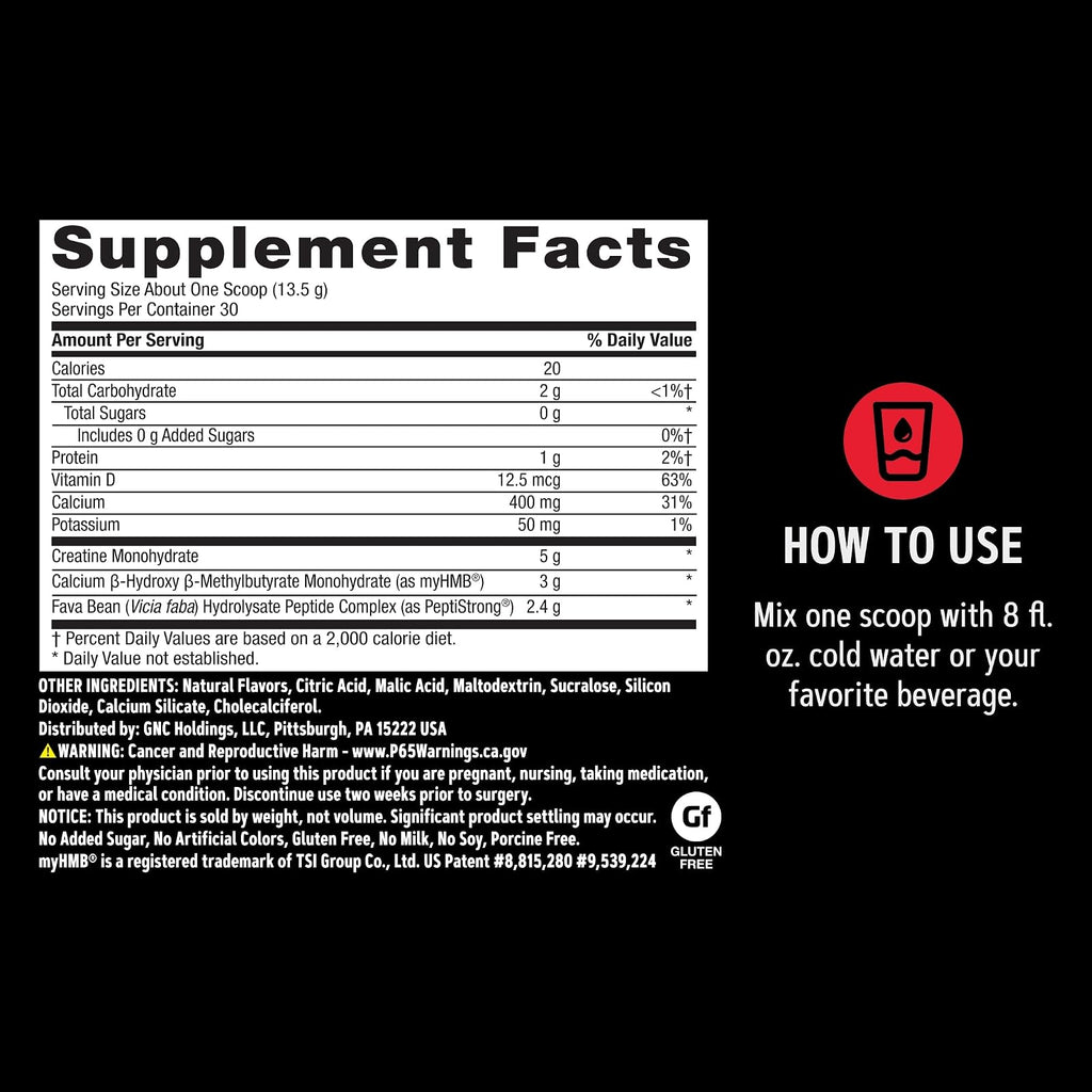 GNC AMP creatine for athletes