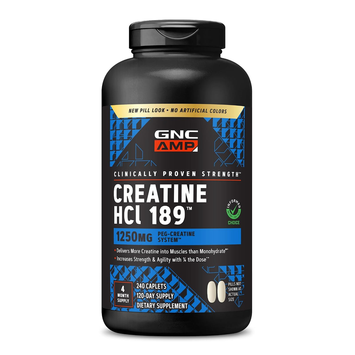 GNC AMP Creatine HCl for muscle growth