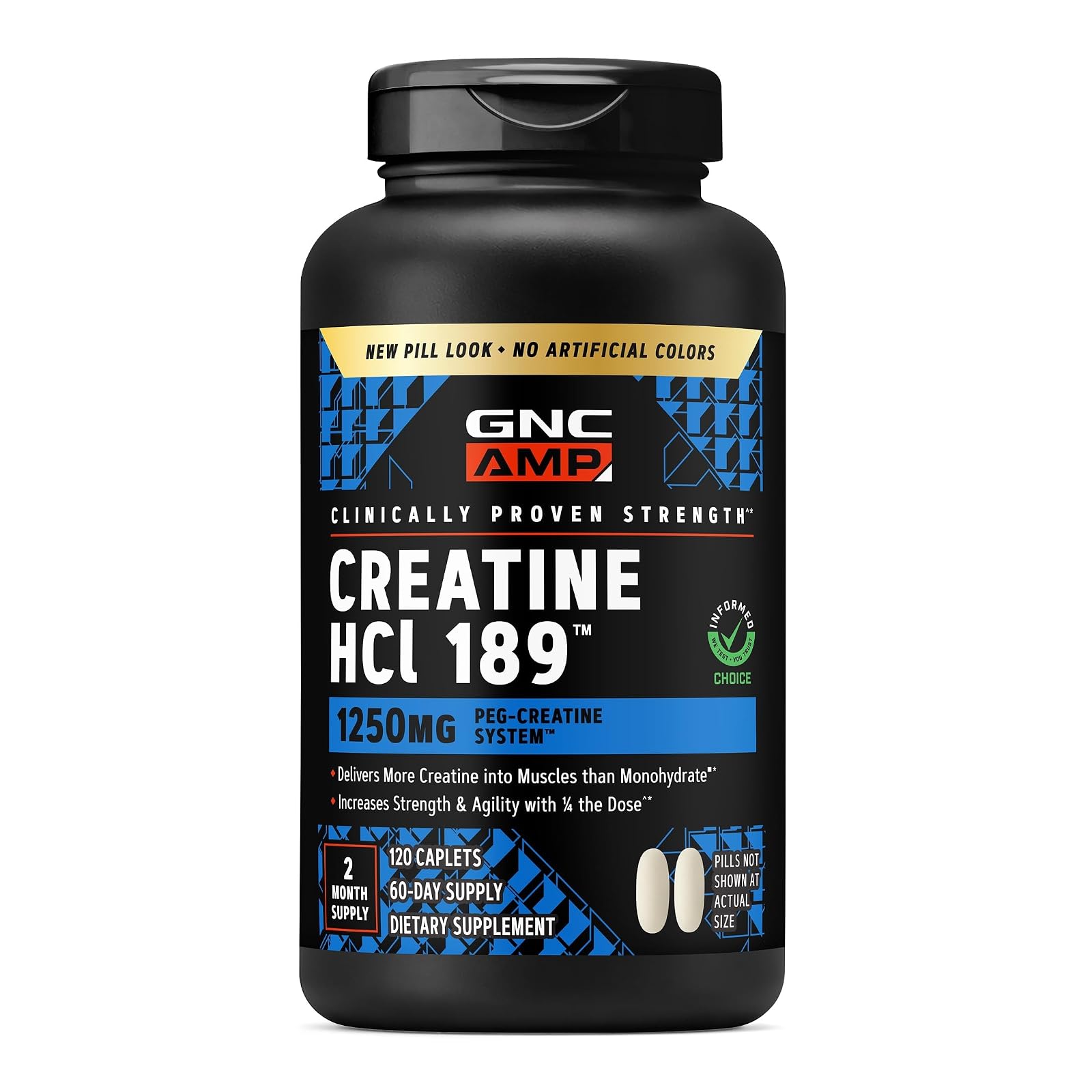 GNC AMP creatine HCl supplement