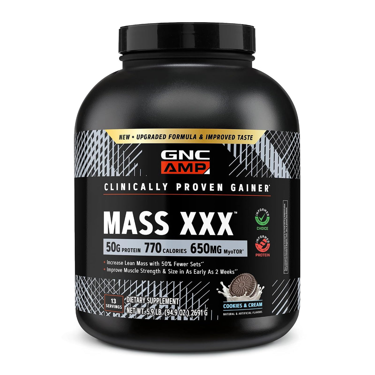 GNC AMP Mass XXX protein powder