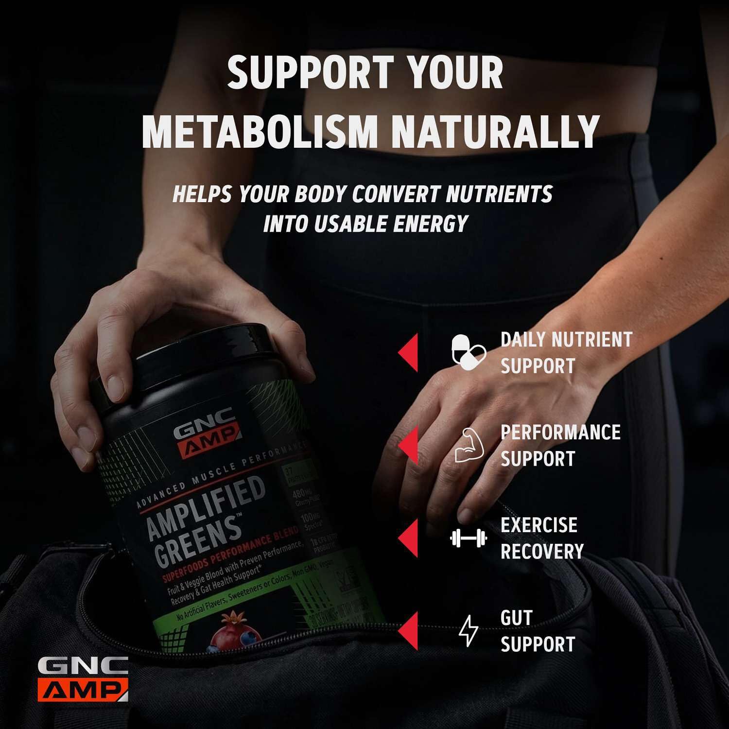 GNC AMP nutrient-rich drink