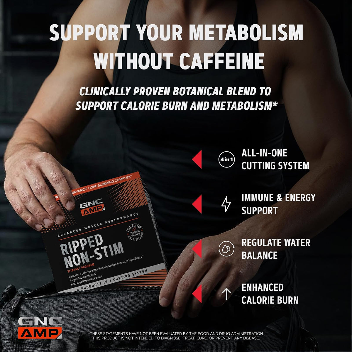 GNC AMP Ripped energy support