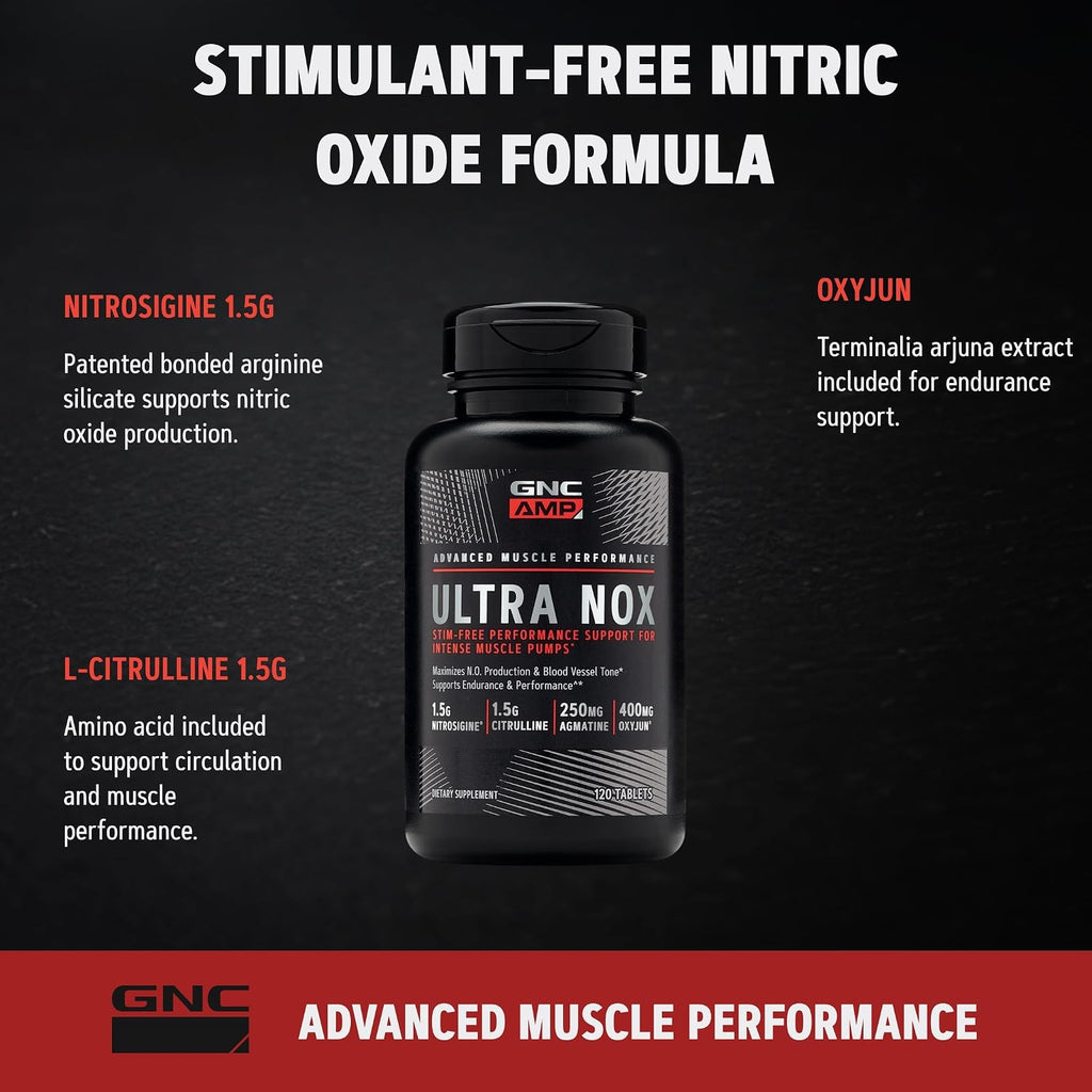GNC AMP Ultra Nox for endurance