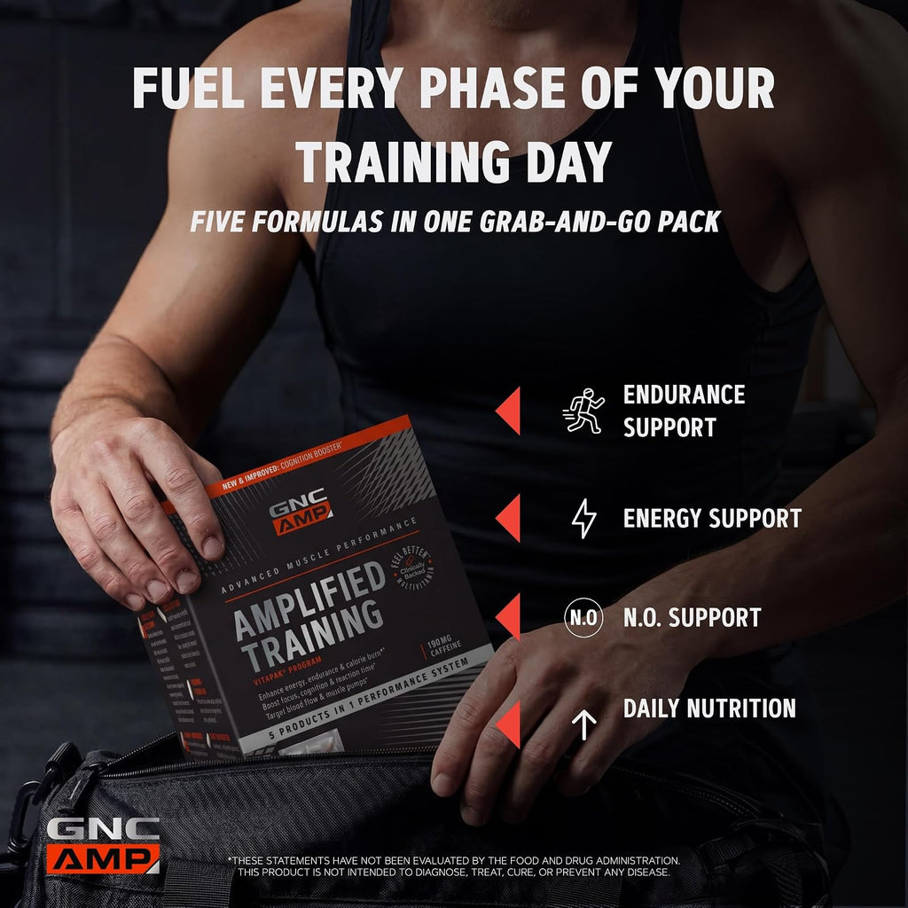 GNC AMP vitapak for enhanced performance