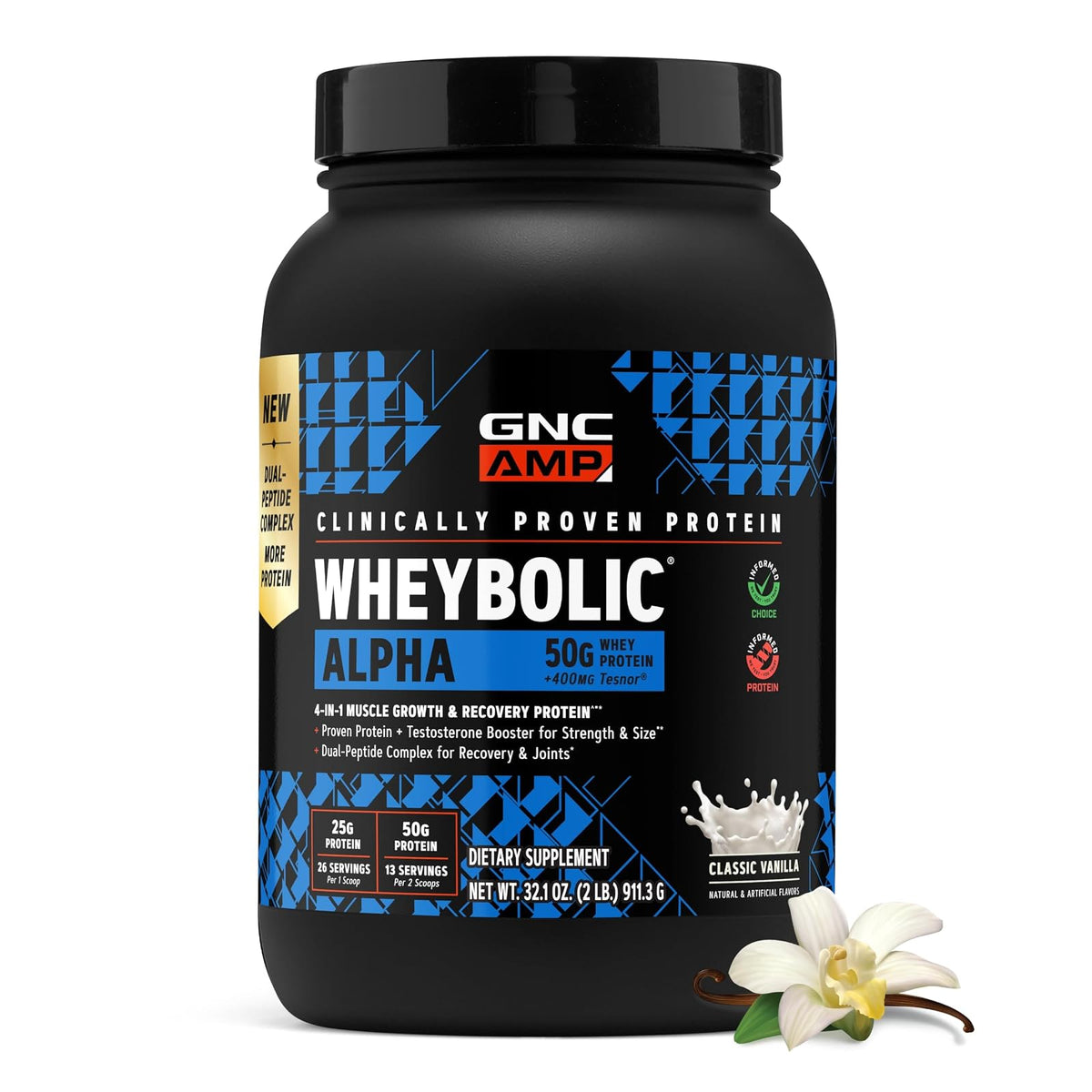 GNC AMP Wheybolic Alpha protein powder