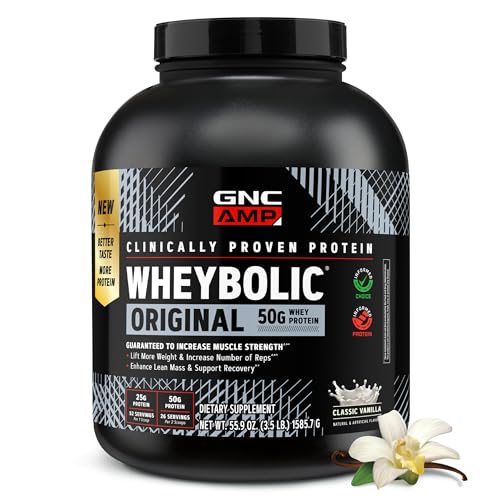 GNC AMP Wheybolic Classic Vanilla protein powder